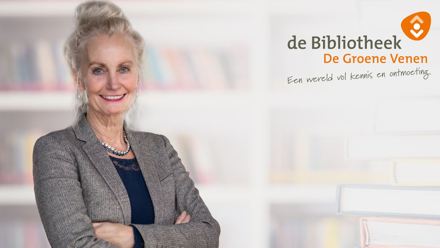 Gerda Hoppener directeur van Bibliotheek De Groene Venen - RTV Midden ...